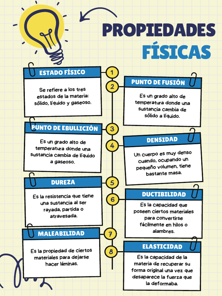 Propiedades Físicas de la Materia | PDF