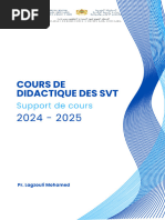 Cours Didactique APPLIQUEE SVT Kenitra | PDF | Enseignement | Pédagogie