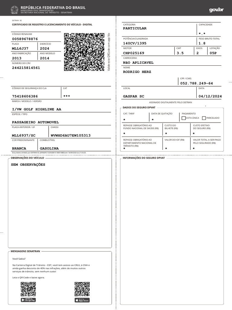 CRLVE_MLL6J37_2024 (1) | PDF | Transporte | Transporte terrestre