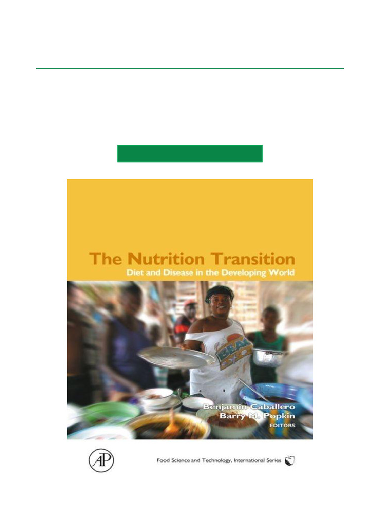 Explore The Nutrition Transition Diet and Disease in The Developing World Scribd Download | PDF