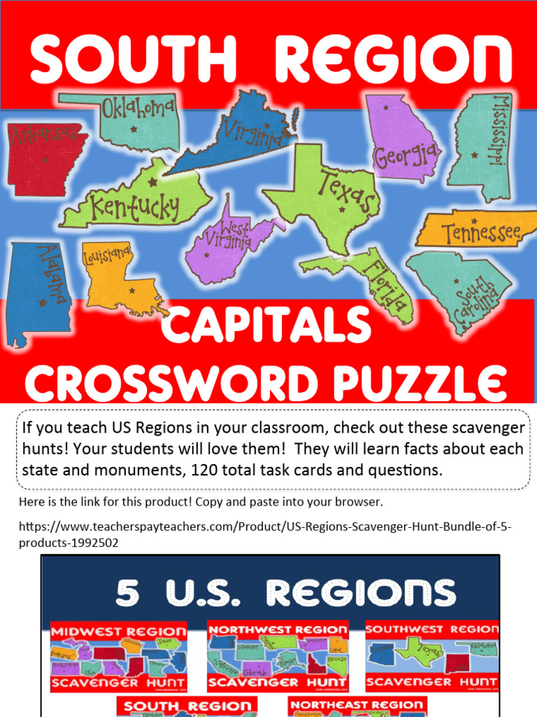 Capitals Crossword Puzzle: Sara Oberheide, 2015 | PDF | Puzzles | Games ...