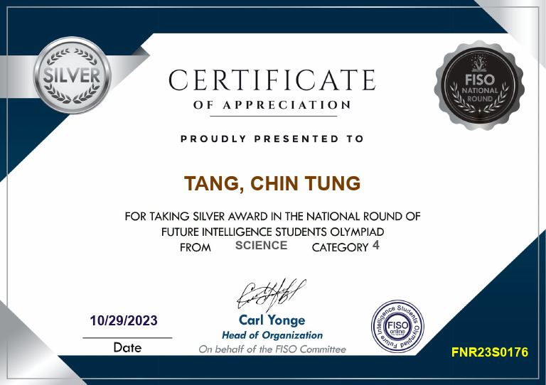 TANG, CHIN TUNG - Silver - Macao, China - Part13 | PDF