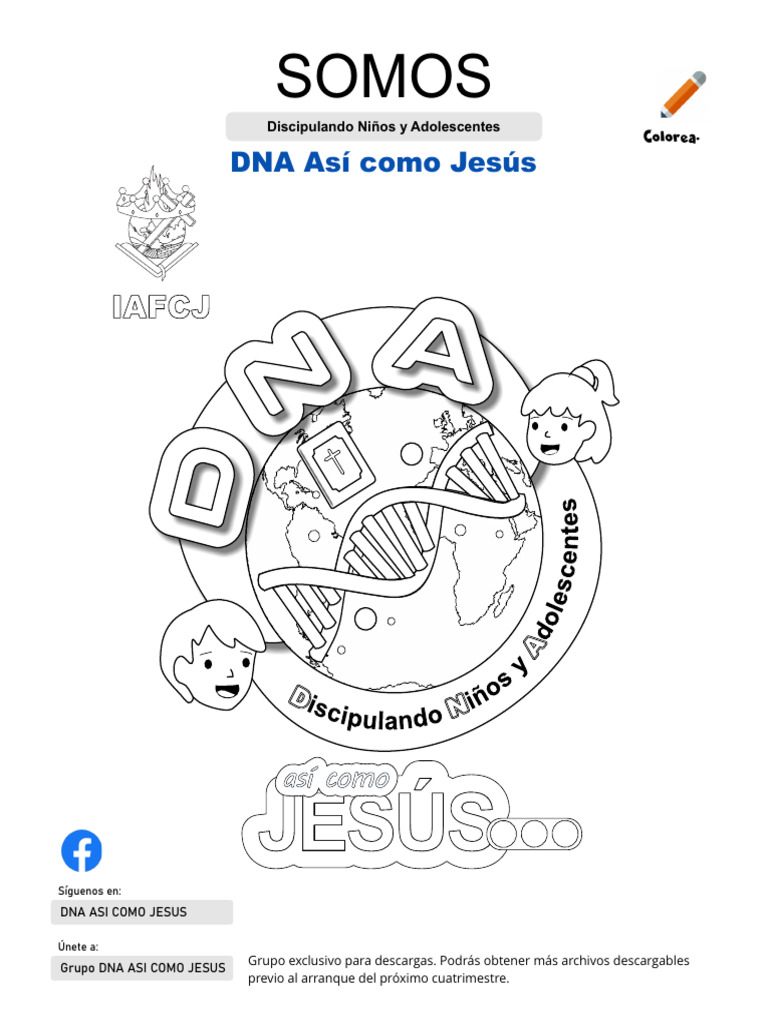 SOMOS DNA Discipulando Niños y Adolescentes Así Como Jesús | PDF