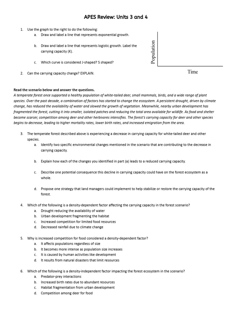 APES Review - Units 3 and 4 | PDF | Soil | Atmospheric Circulation