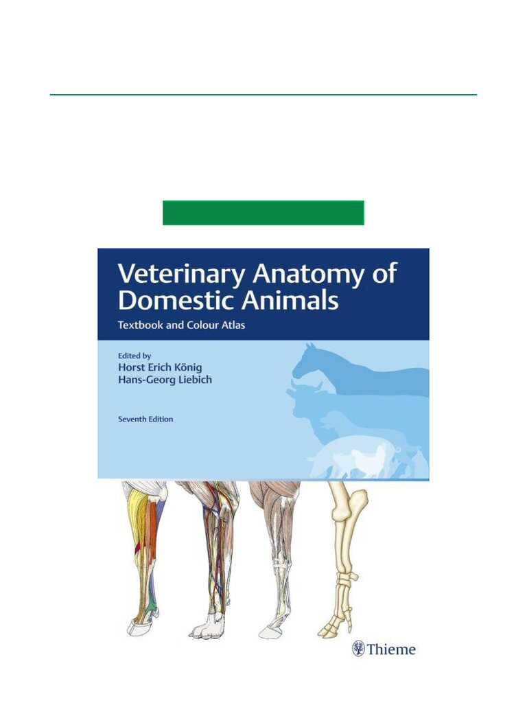 Veterinary Anatomy Textbook & Atlas | PDF