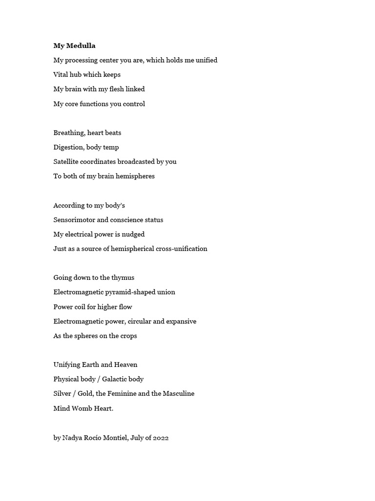 My Medulla | PDF