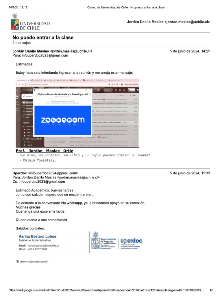 Clase 3 - 5 de Junio - Problema Acceso A La Clase | PDF