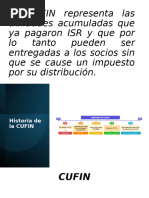 Guía sobre CUFIN y UFIN en México | PDF | Contabilidad | Dividendo