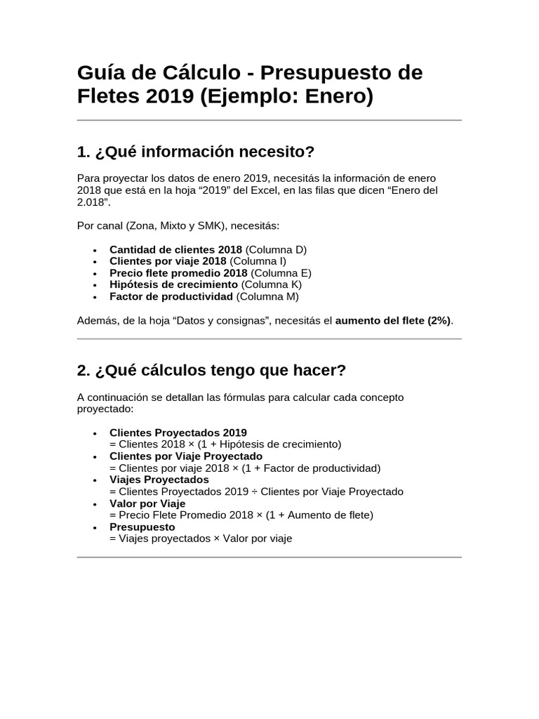 Guia Ejercicio | PDF