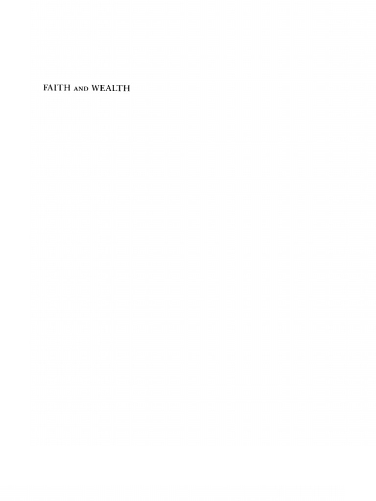 Faith&Wealth Gonzalez | PDF