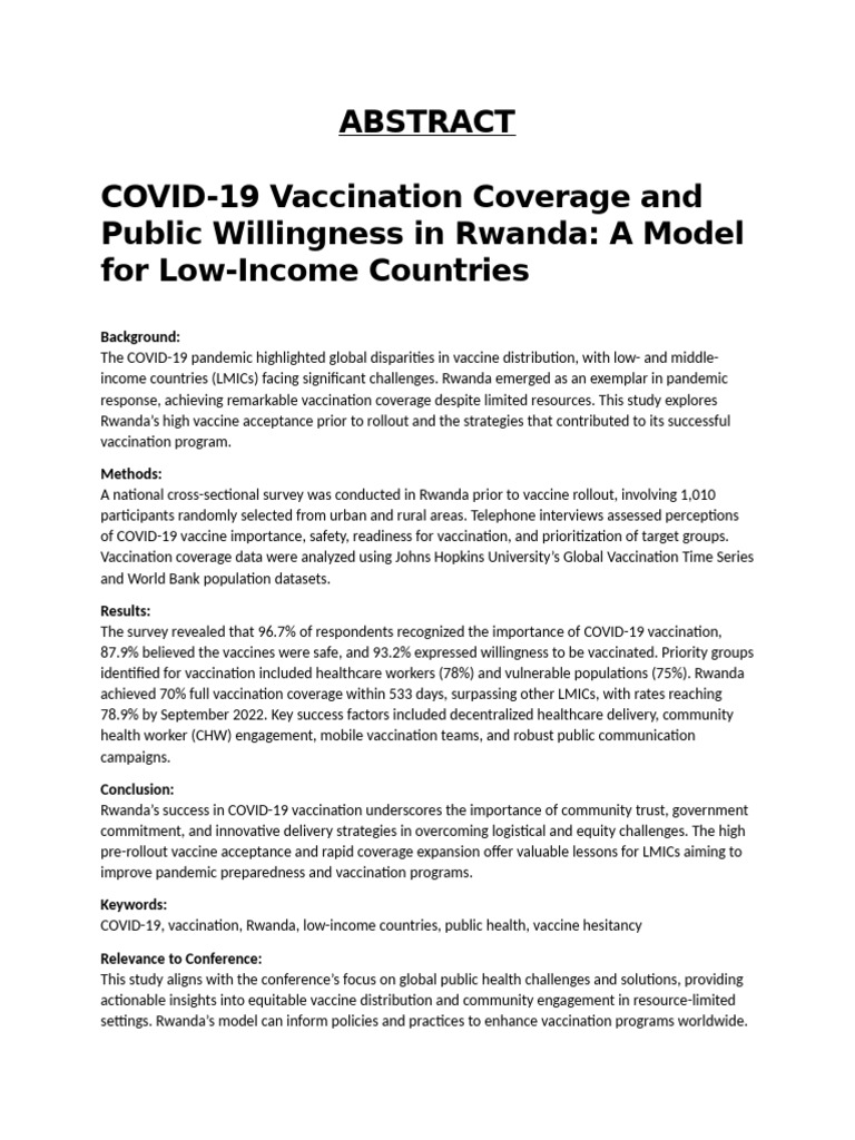 Abstract-Research COVID19 | PDF
