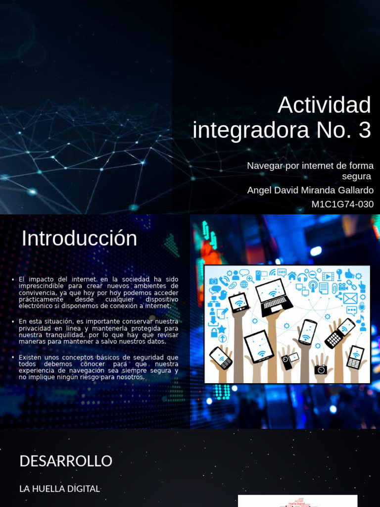 Actividad Integradora No 3 Modulo 1 | PDF | Internet | Acoso cibernético