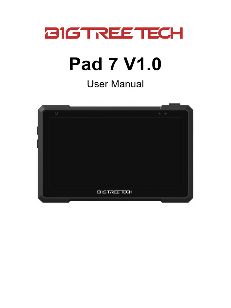 BIGTREETECH Pad 7 v1.0 User Manual | PDF | Raspberry Pi | Usb