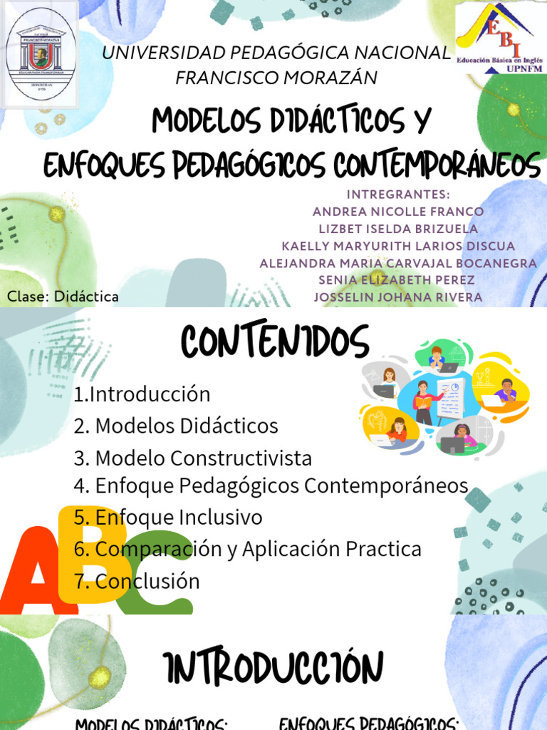 Modelos Didacticos y Enfoques Pedagogicos Contemporaneos | PDF | Enseñando | Constructivismo ...