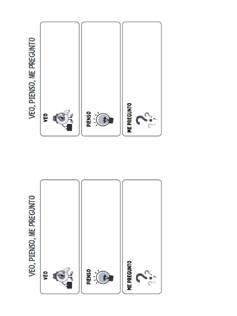 Veo, Pienso, Me Pregunto | PDF