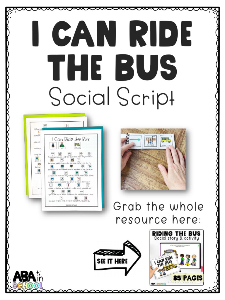 I Can Ride The Bus: Social Script | PDF | Digital Millennium Copyright Act