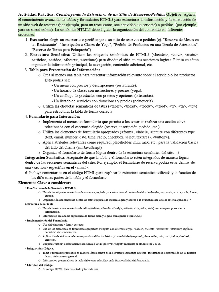 Actividad Práctica-HTML-FIN | PDF | HTML | HTML5