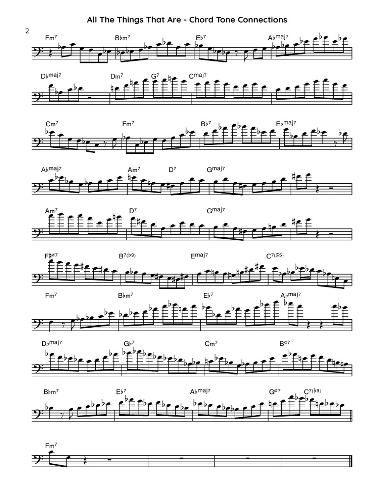 All The Things You Are CTC | PDF