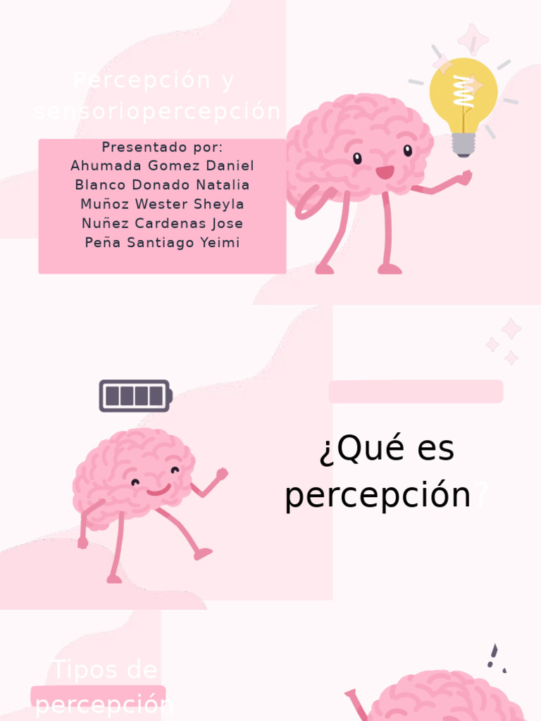 SENSOPERCEPCION | PDF | Percepción | Sentidos