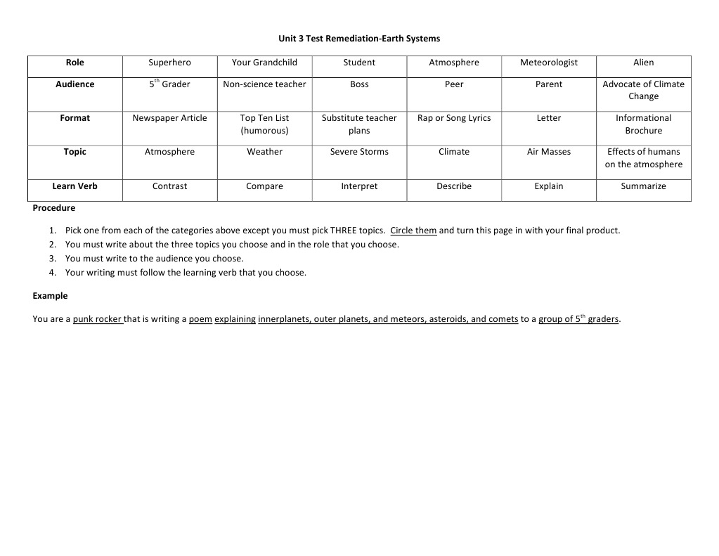 Earth Systems Test Remediation Guide | PDF | Language Arts & Discipline