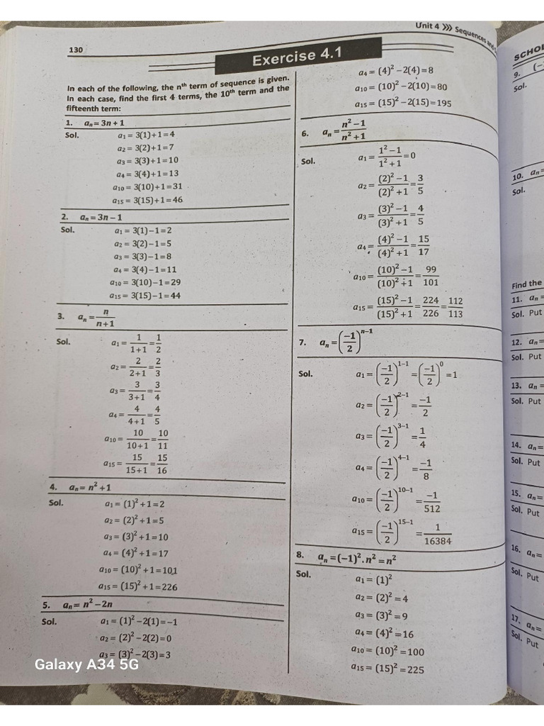 Seq - Series Chap4 | PDF