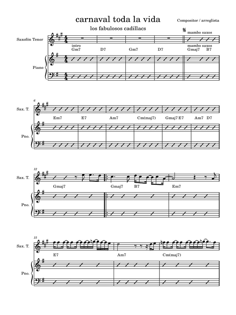 Carnaval Toda La Vida | PDF