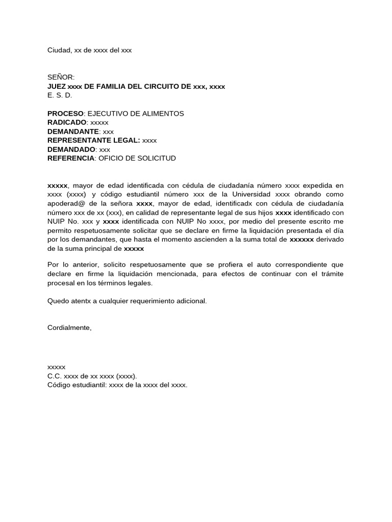 Modelo Oficio Pdf