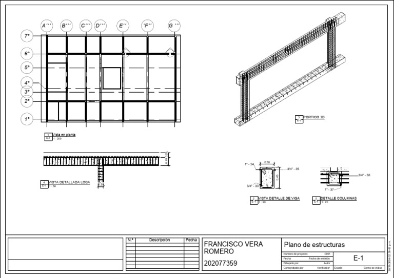 Plano de Estructura | PDF