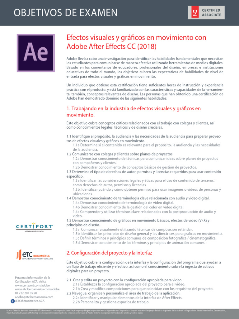 Adobe After Effects CC2018 Es | PDF | Ilustrador Adobe | Adobe Creative ...