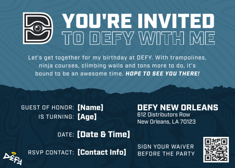 Defy New Orleans Invite | PDF