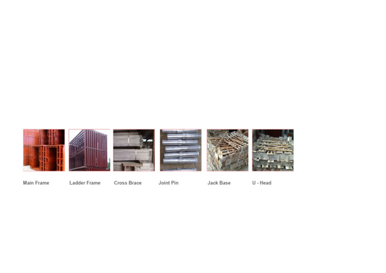 Scaffolding Components Part 1 | PDF