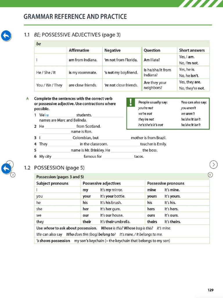 Evolve 2 - Grammar and Vocabulary Practice | PDF
