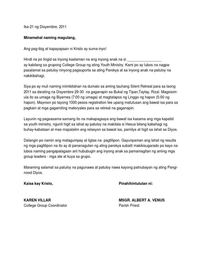 Paalam Letter | PDF