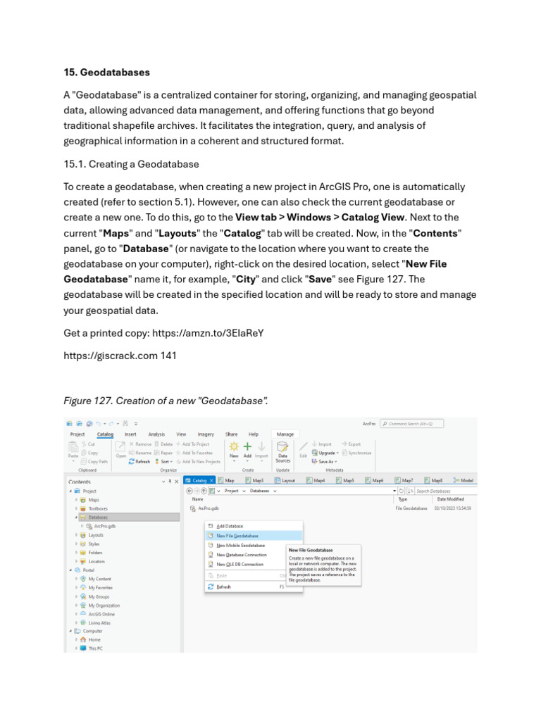 Geodatabase Exercise in Class 12 | PDF | Geographic Information System | Arc Gis