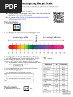 Acid-Base Solutions PhET Lab Guide | PDF | Ph | Acid