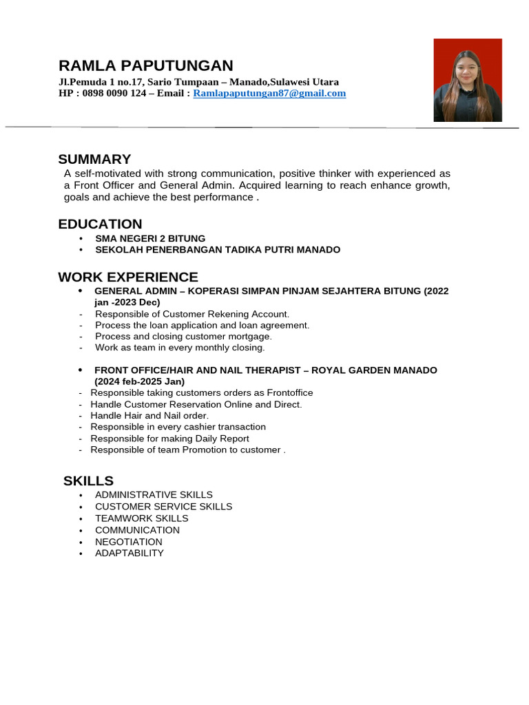 CV Ramla Paputungan | PDF