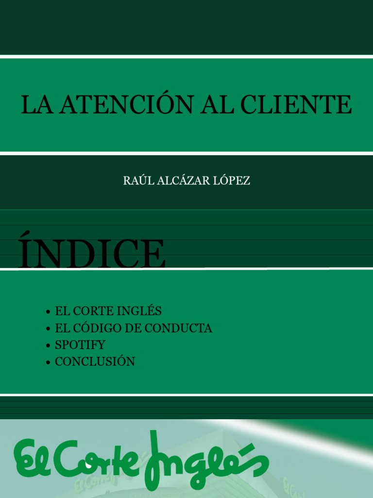 Atención al Cliente y Código de Conducta | PDF | Servicio al Cliente ...