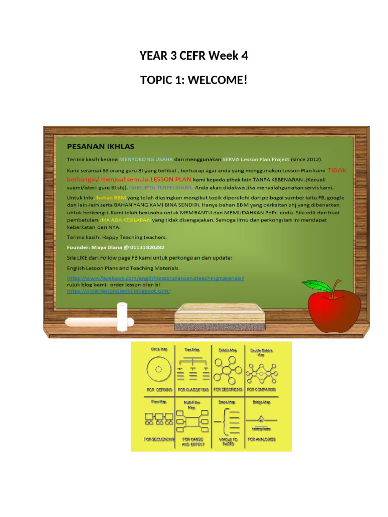Year 3 CEFR English Lesson Plans | PDF | Lesson Plan | Communication