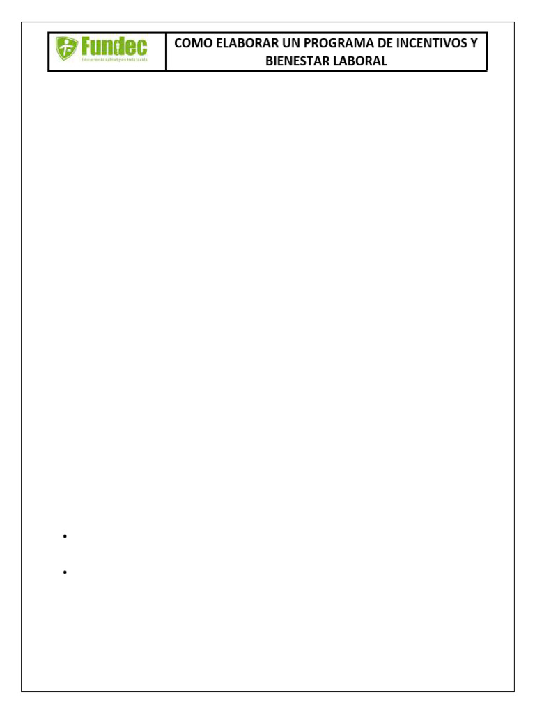 Como Crear Un Programa de Bienestar Laboral para Los Empleados de Una Empresa | PDF | Business ...