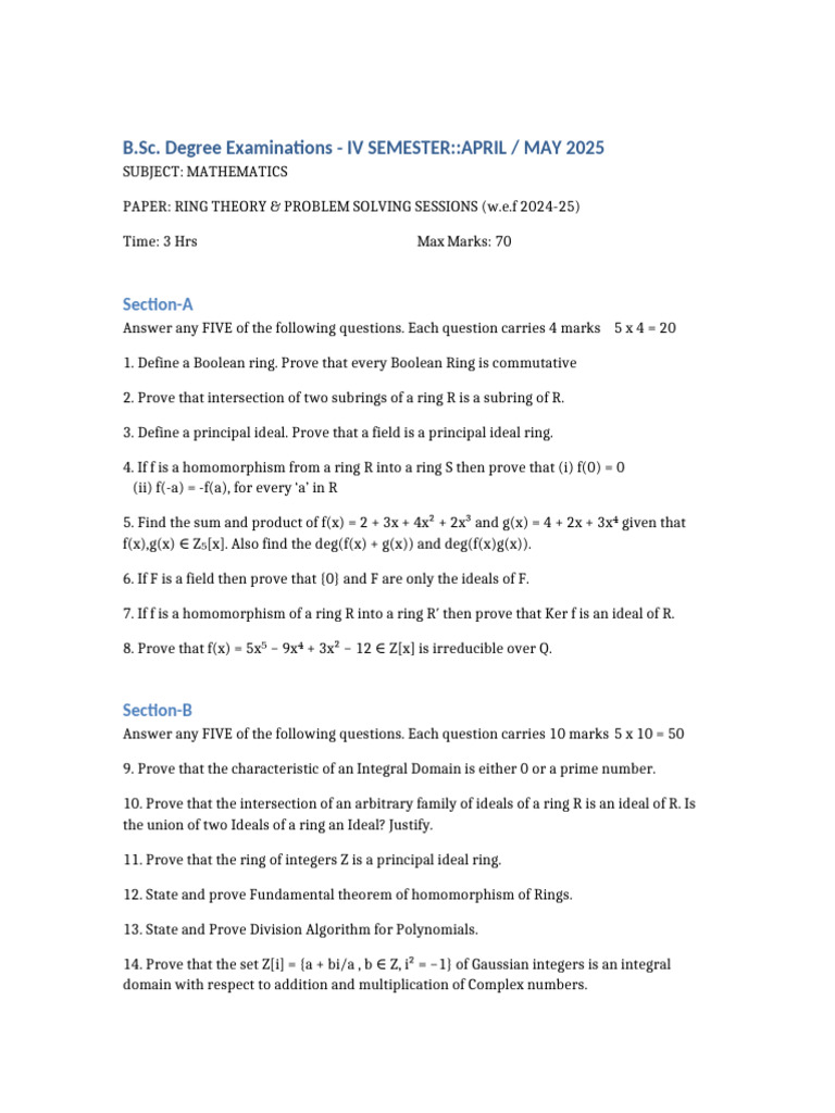 Formatted_Question_Paper_Template | PDF