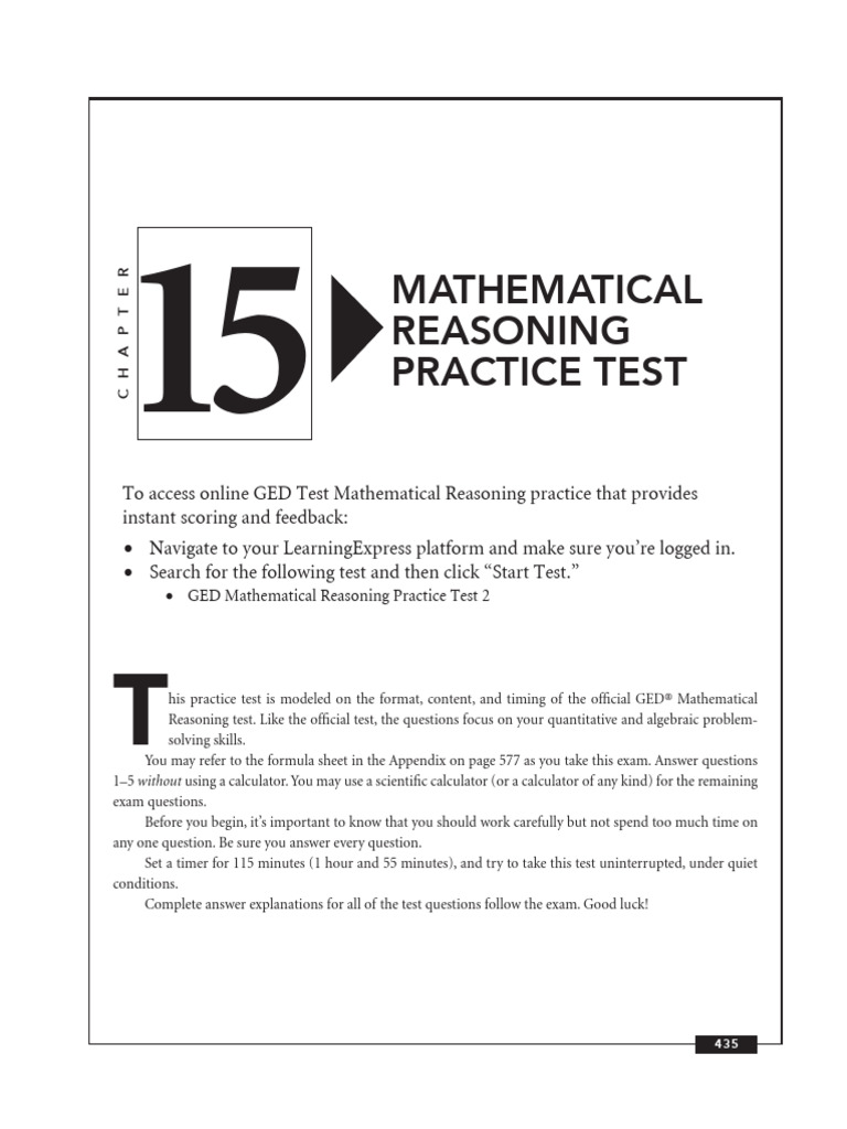 GED Test Preparation Pages 444 452 | PDF | Circle | Mathematics