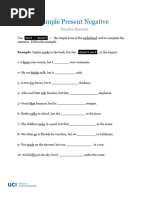 French Negation Practice Worksheet | PDF