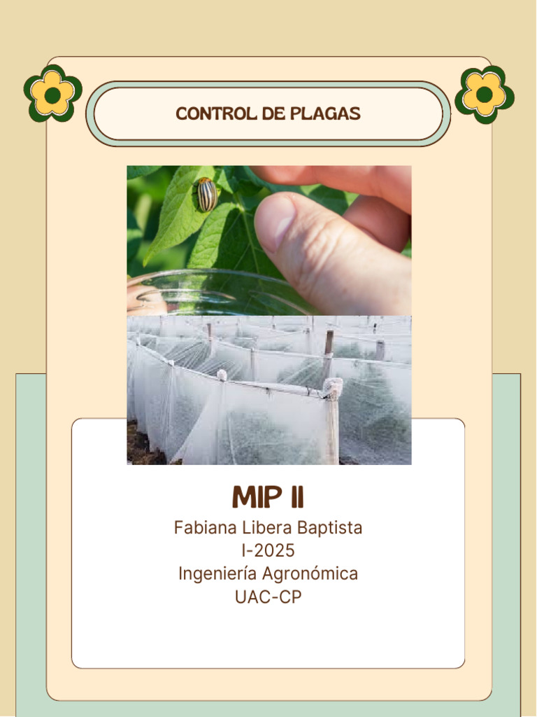 Mip Ii: Control de Plagas | PDF | Plaga (organismo) | Insectos