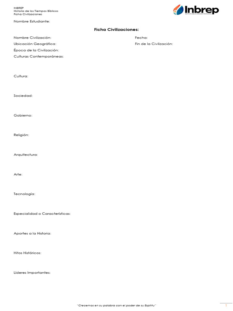 Fichas Civilización | PDF