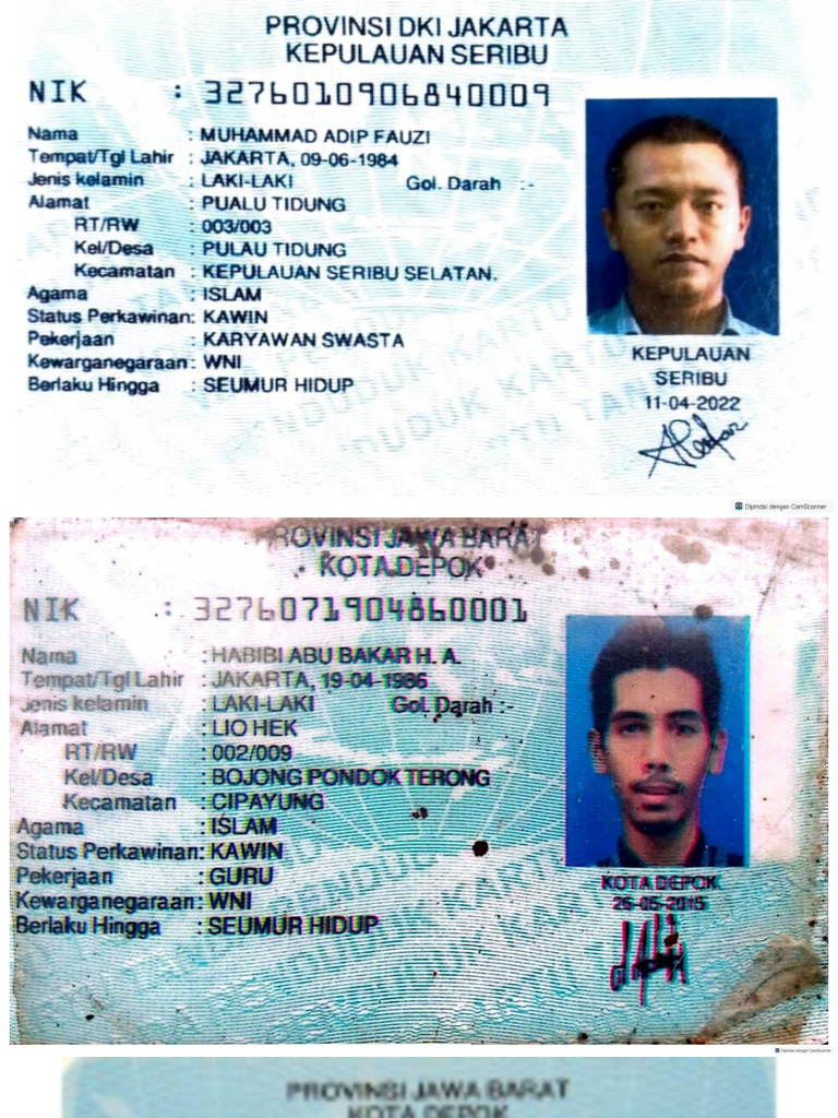 KTP Para Pengurus Yayasan | PDF