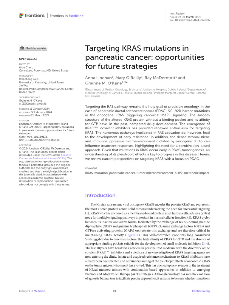 Fmed 11 1369136 | PDF | Protein Kinase B | Biochemistry