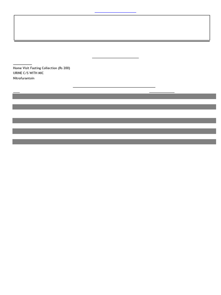 List of Pending Tests: Test Status Report | PDF | C Reactive Protein ...