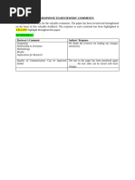 A Template For Responding To Reviewer Comments | PDF | Career & Growth ...