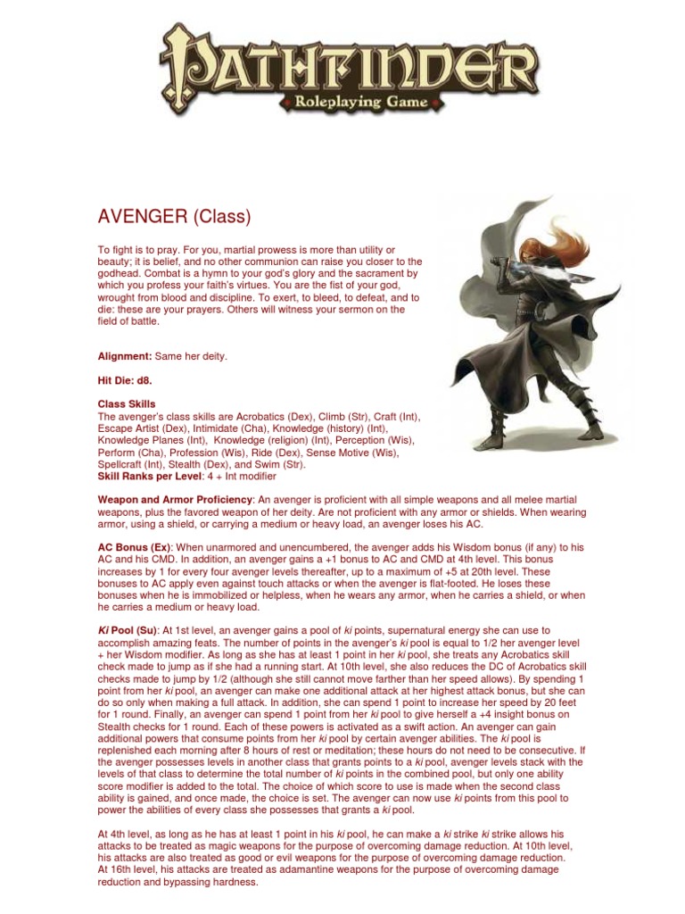 Pathfinder Classes | PDF | Dungeons & Dragons