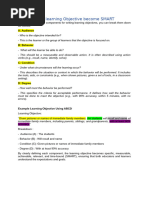 ABCD Model for Learning Objectives | PDF | Instructional Design | Learning